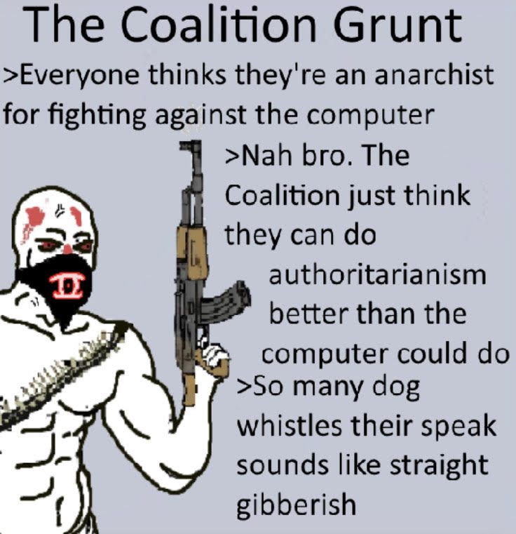 The Coalition Grunt The Ever Expanding Bunker Wiki Fandom