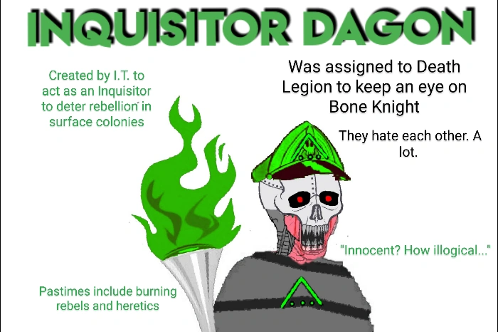 Inquisitor Dagon | The Ever-Expanding Bunker Wiki | Fandom