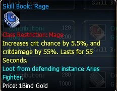 Skill book: Rage | Everlight Wiki | Fandom