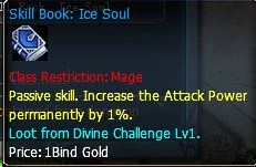 Skill book: Ice soul | Everlight Wiki | Fandom