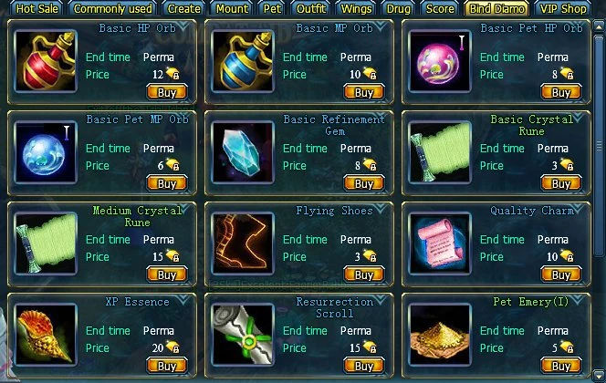 Bind Diamo Shop | Everlight Wiki | Fandom