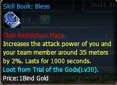 Skill book: Bless | Everlight Wiki | Fandom