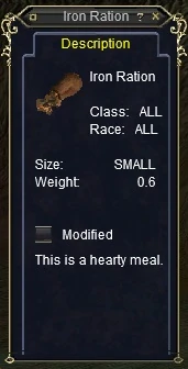 Iron Ration | EverQuest Wiki | Fandom