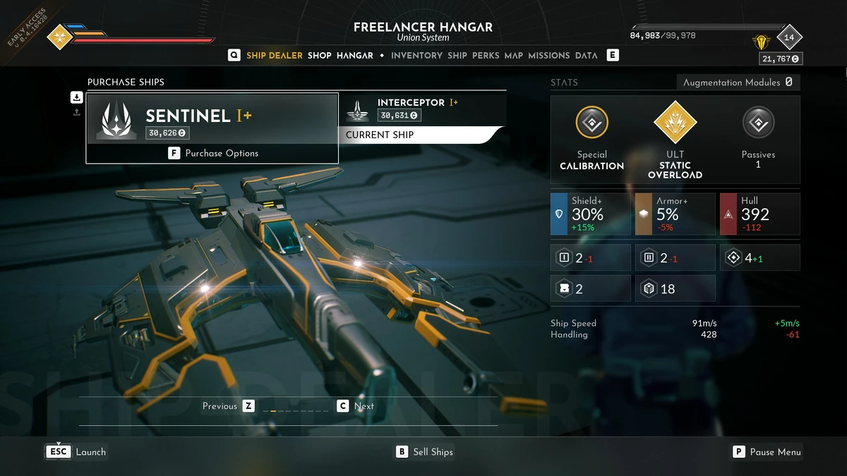 Sentinel (ES2) - Official Everspace Wiki