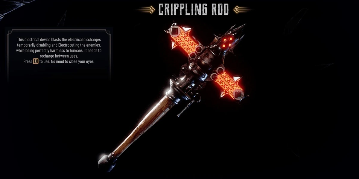 Crippling Rod | Evil West Wiki | Fandom