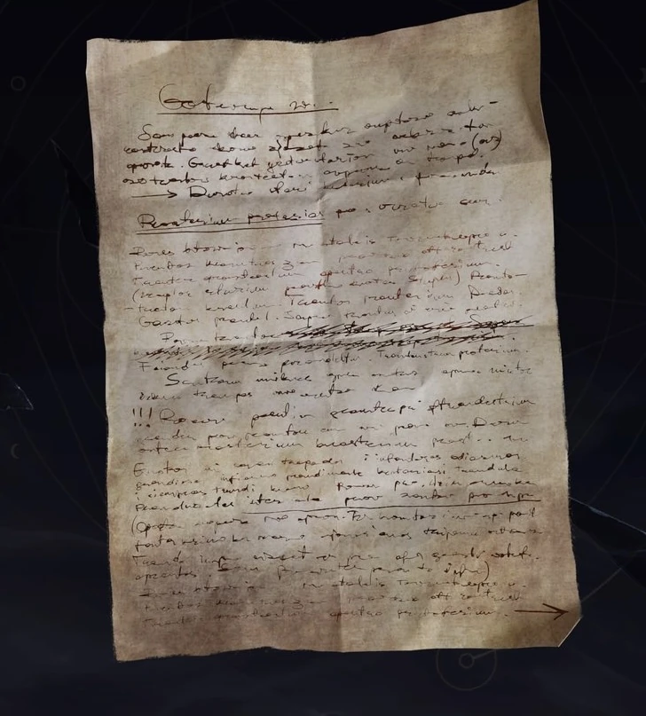 Peter D’Abano's Notes 1/3 | Evil West Wiki | Fandom