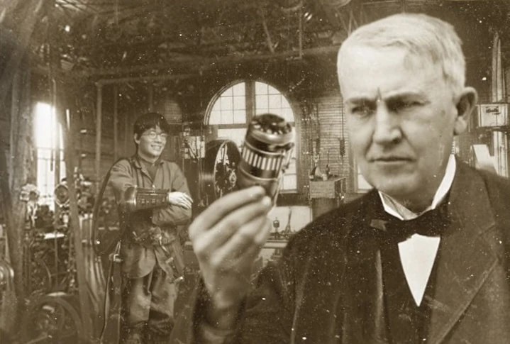 Thomas A. Edison Visiting Calico | Evil West Wiki | Fandom