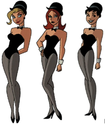 Jay, Lark and Raven (The New Batman Adventures) | The Female Villains ...