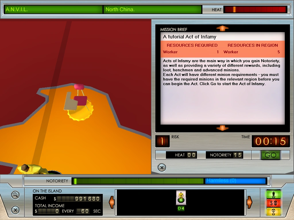 A tutorial Act of Infamy | Evil Genius Wiki | Fandom