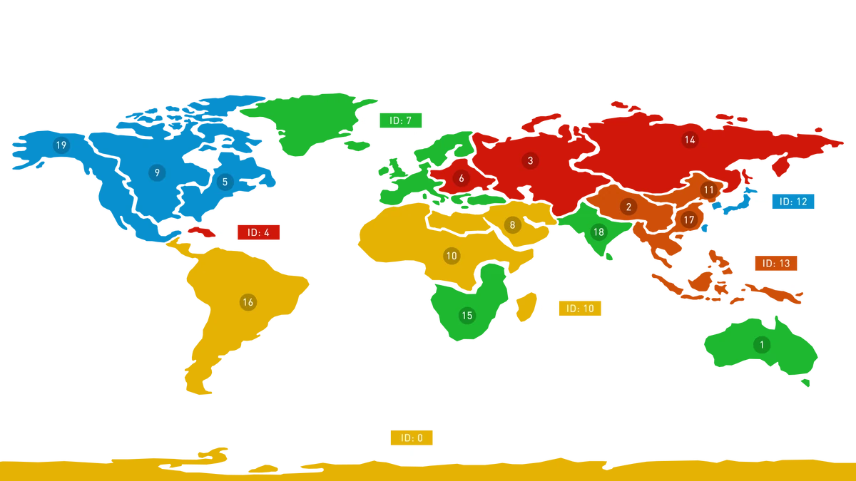 Regions | Evil Genius Wiki | Fandom