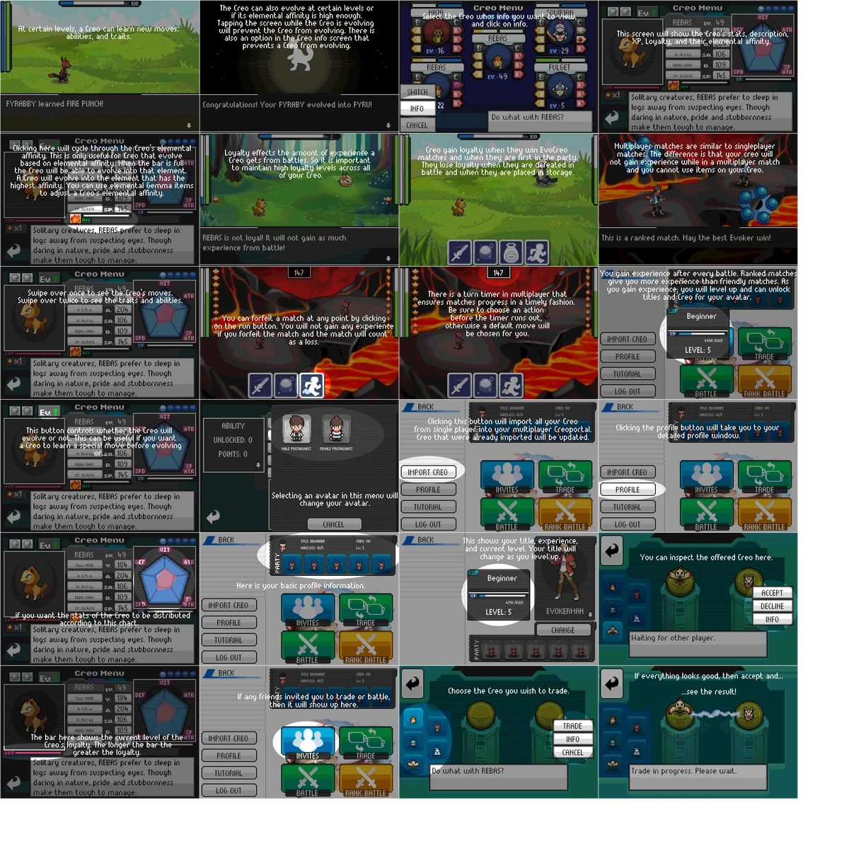 Tutorial | EvoCreo Wikia | Fandom