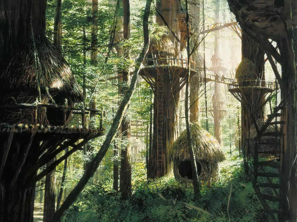 Bright Tree Village. | Ewoks Wiki | Fandom
