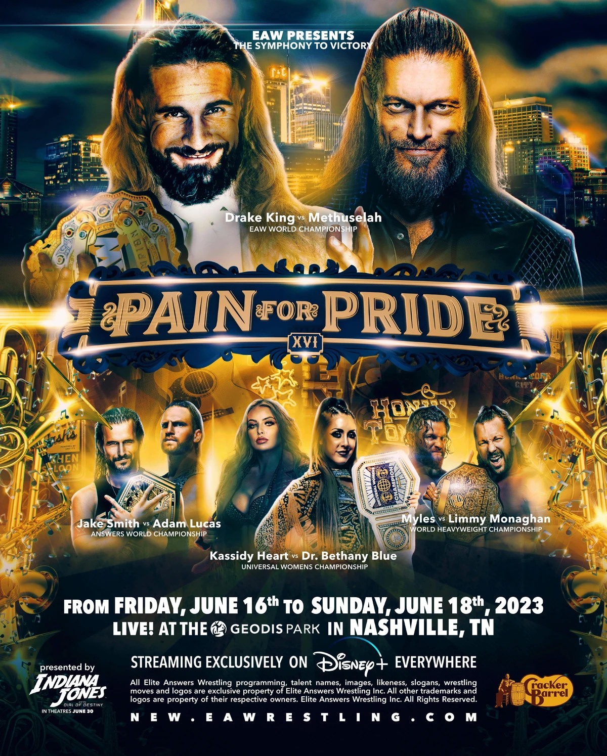 EAW Pain for Pride XVI | The eWrestling Encyclopedia | Fandom