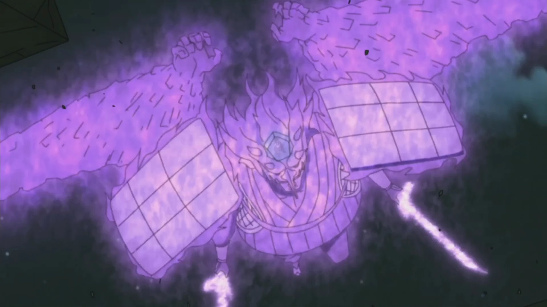 Sasuke Complete Susanoo Drawings