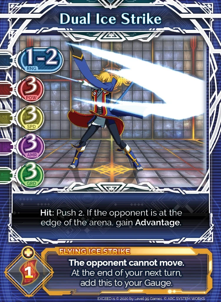Dual Ice Strike | Exceed Fighting System Wiki | Fandom