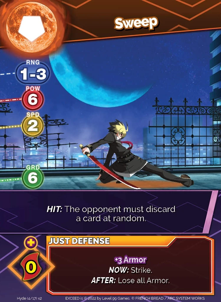 Sweep (Season 6) | Exceed Fighting System Wiki | Fandom