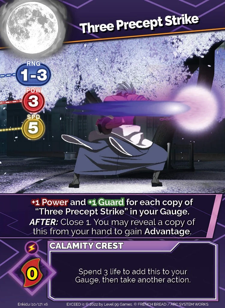 Three Precept Strike | Exceed Fighting System Wiki | Fandom
