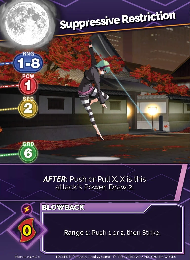 Suppressive Restriction | Exceed Fighting System Wiki | Fandom