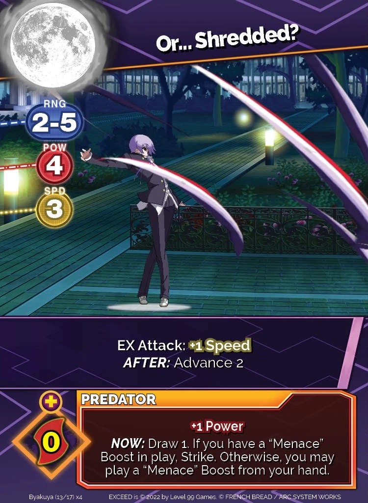 Or... Shredded? | Exceed Fighting System Wiki | Fandom