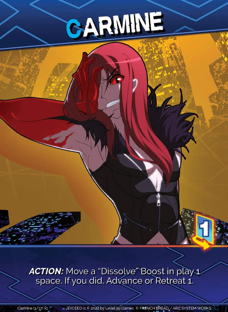 Carmine | Exceed Fighting System Wiki | Fandom