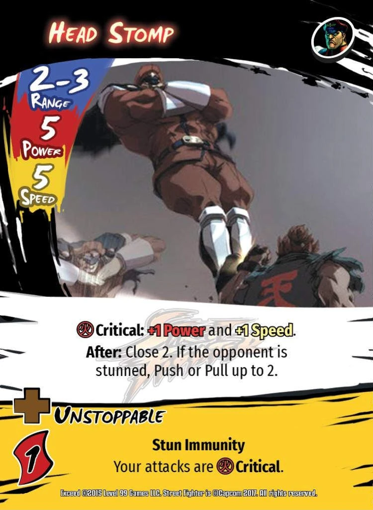 Head Stomp (M. Bison) | Exceed Fighting System Wiki | Fandom