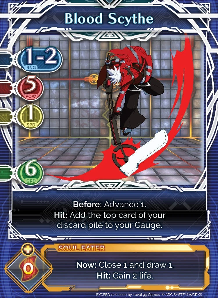 Blood Scythe | Exceed Fighting System Wiki | Fandom