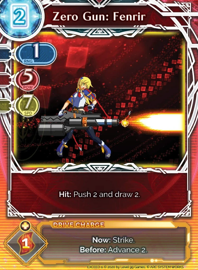 Zero Gun: Fenrir | Exceed Fighting System Wiki | Fandom