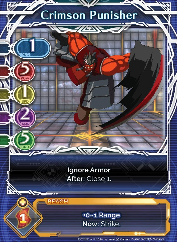 Crimson Punisher | Exceed Fighting System Wiki | Fandom