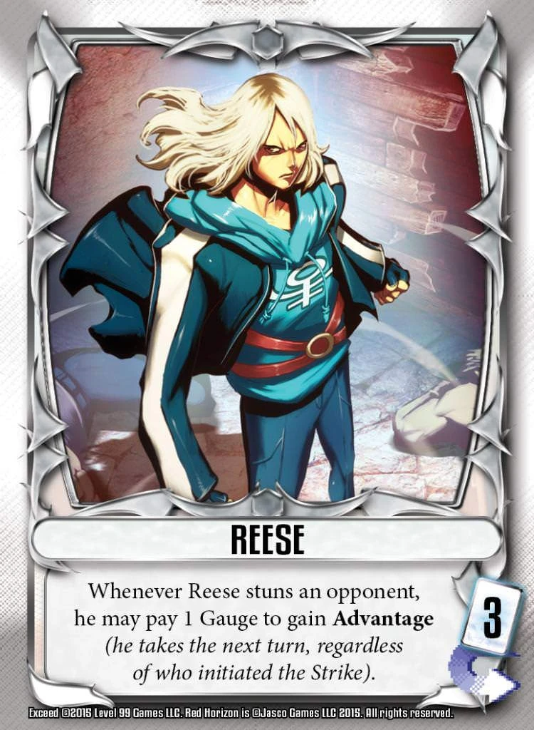 Reese | Exceed Fighting System Wiki | Fandom