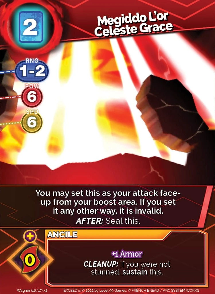 Megiddo L'or Celeste Grace | Exceed Fighting System Wiki | Fandom