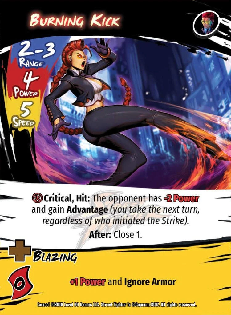 Burning Kick | Exceed Fighting System Wiki | Fandom