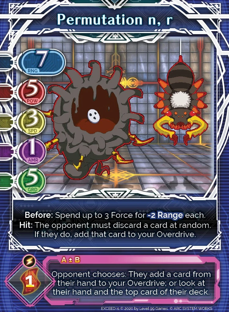 Permutation n, r | Exceed Fighting System Wiki | Fandom