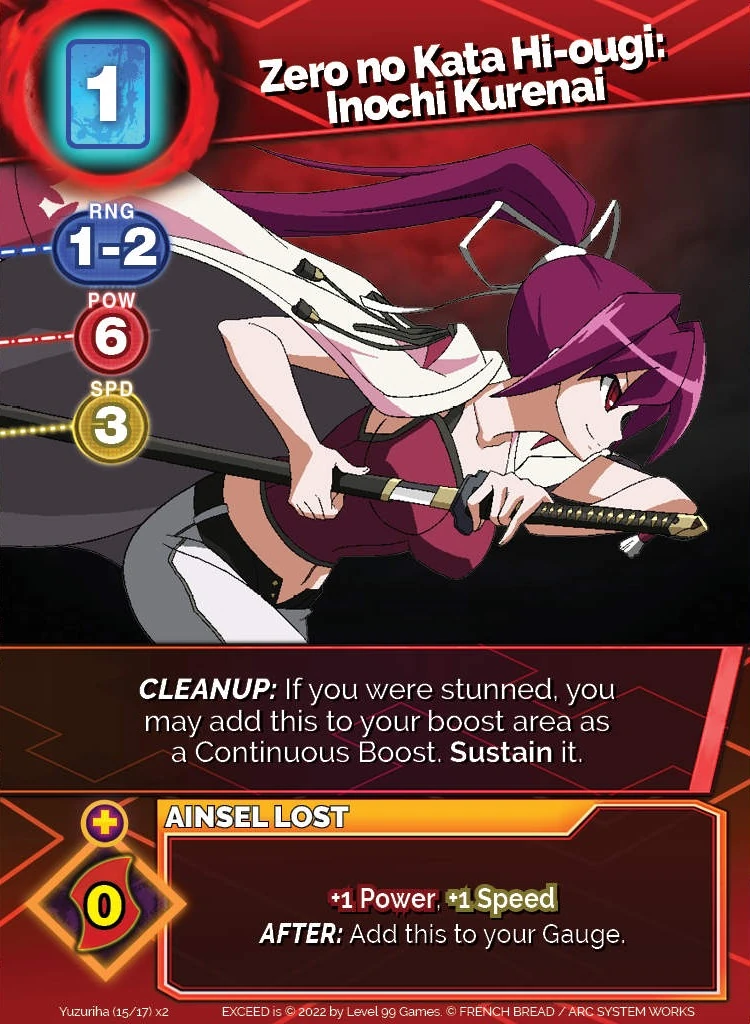 Zero no Kata Hi-ougi: Inochi Kurenai | Exceed Fighting System Wiki | Fandom