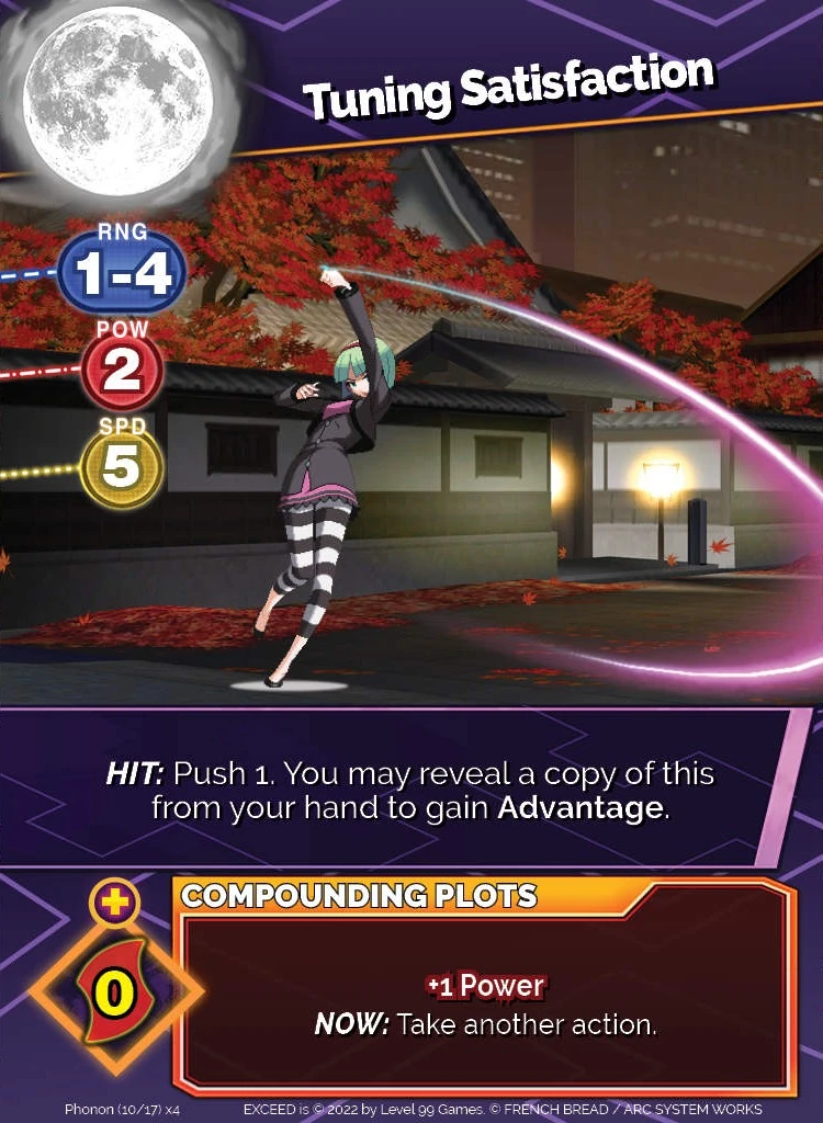 Tuning Satisfaction | Exceed Fighting System Wiki | Fandom