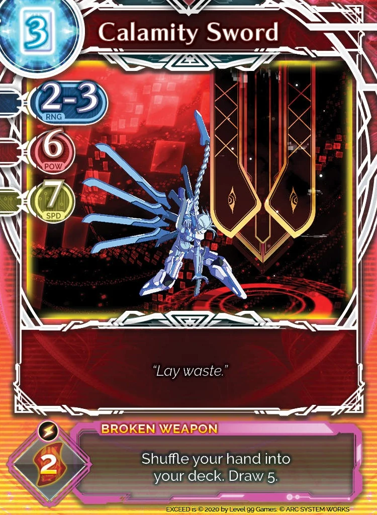 Calamity Sword | Exceed Fighting System Wiki | Fandom