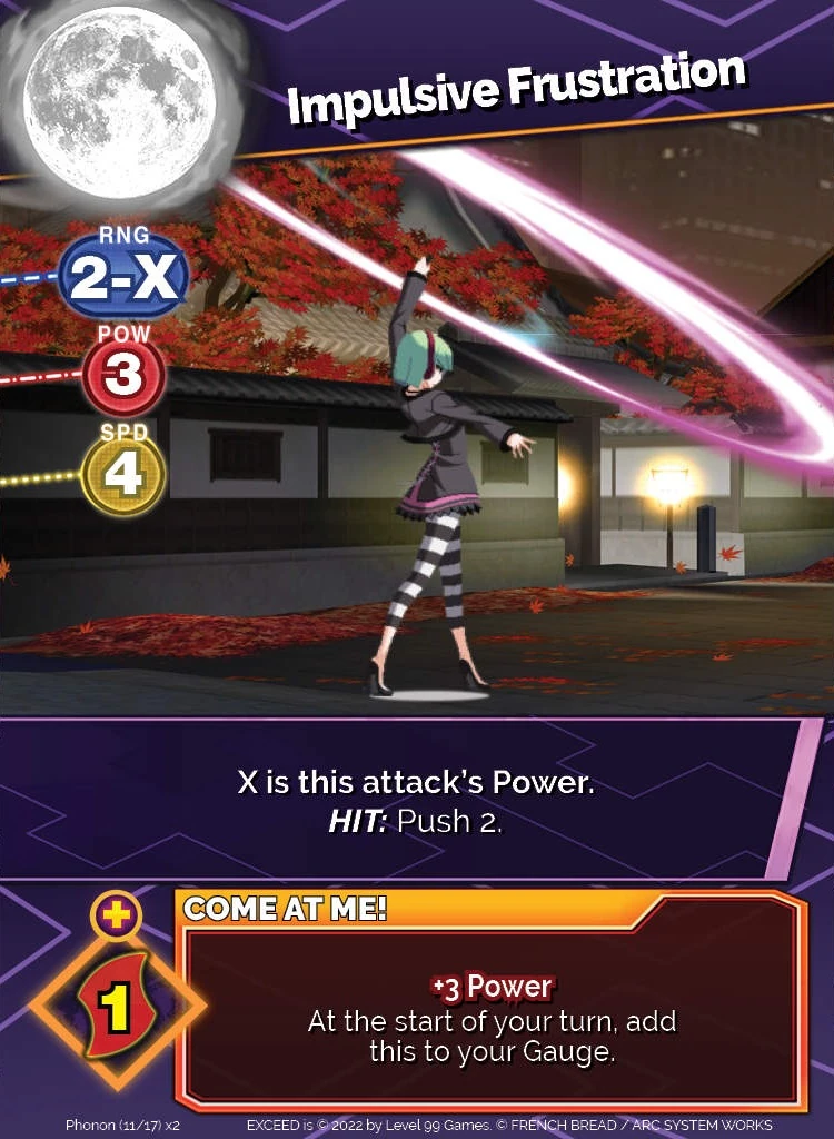 Impulsive Frustration | Exceed Fighting System Wiki | Fandom