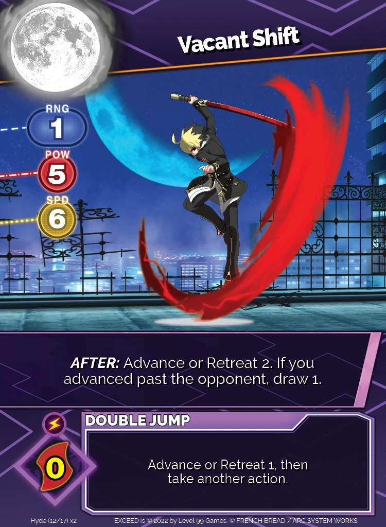 Vacant Shift | Exceed Fighting System Wiki | Fandom