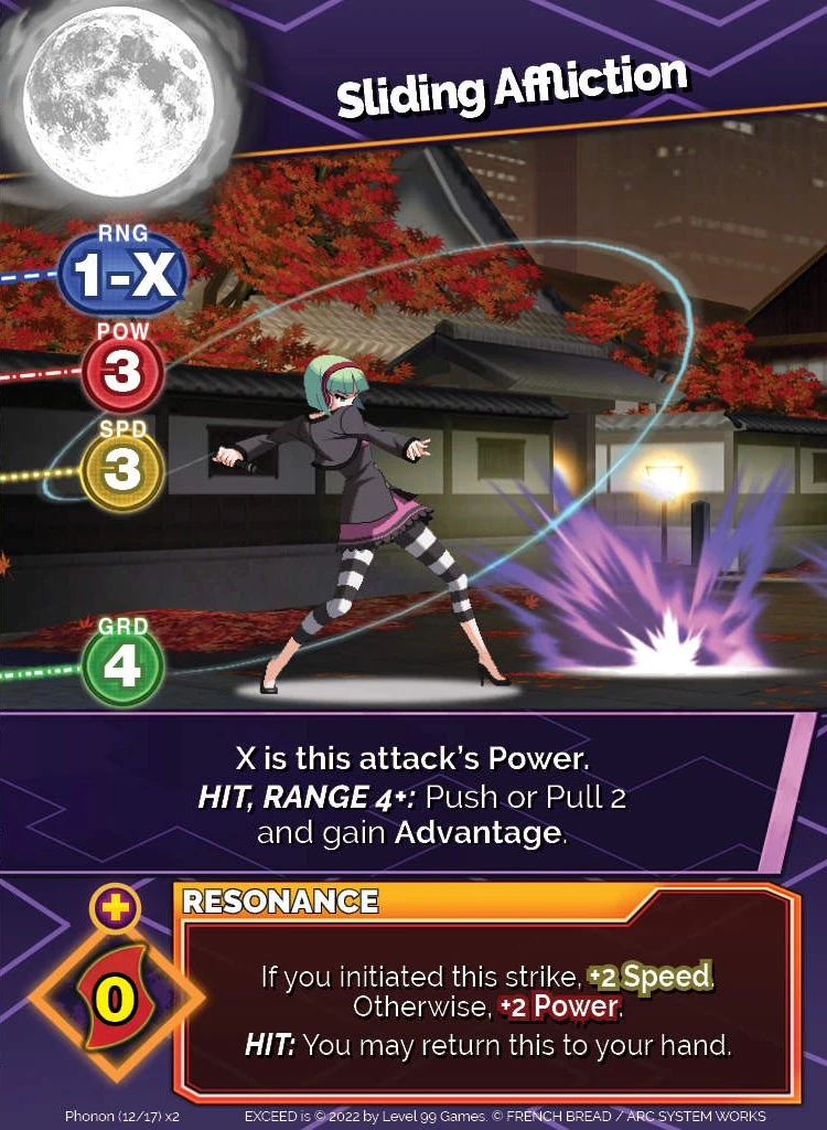 Sliding Affliction | Exceed Fighting System Wiki | Fandom
