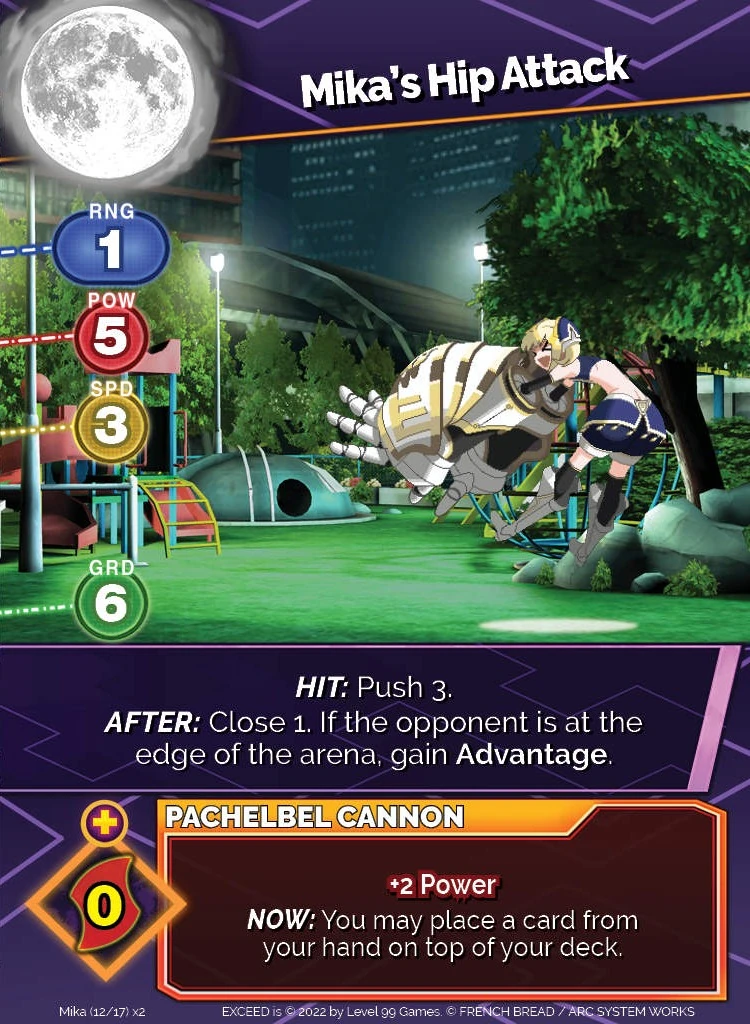 Mika's Hip Attack | Exceed Fighting System Wiki | Fandom