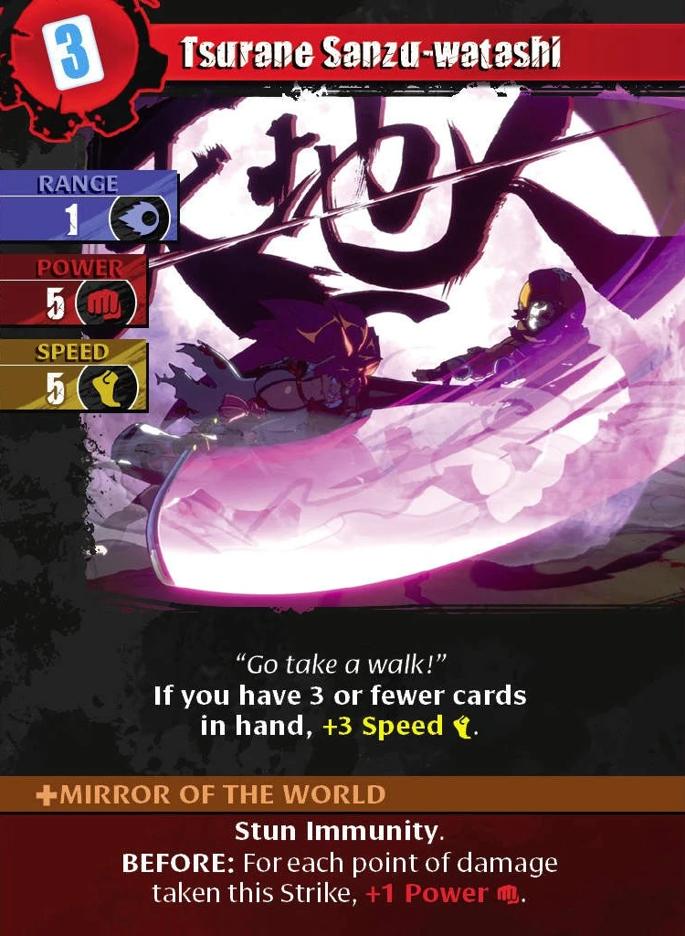 Tsurane Sanzu-watashi | Exceed Fighting System Wiki | Fandom