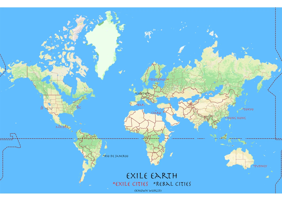 Map | Exile World Wiki | Fandom