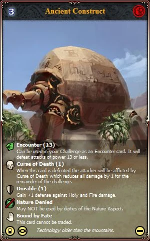 Ancient Construct | Exile Gods Wiki | Fandom