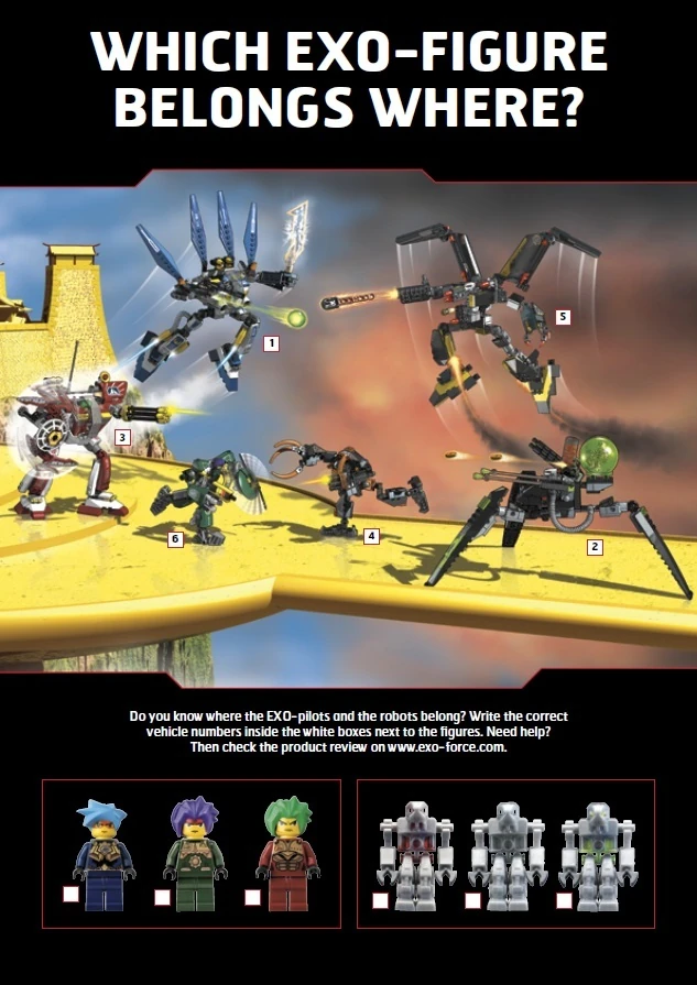 Exo-Force Activities | Exo-Force Wiki | Fandom