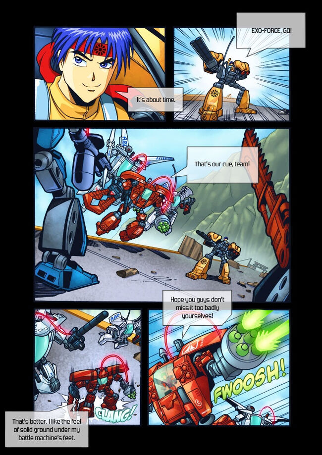 Comic 12: All-Out Attack! | Exo-Force Wiki | Fandom