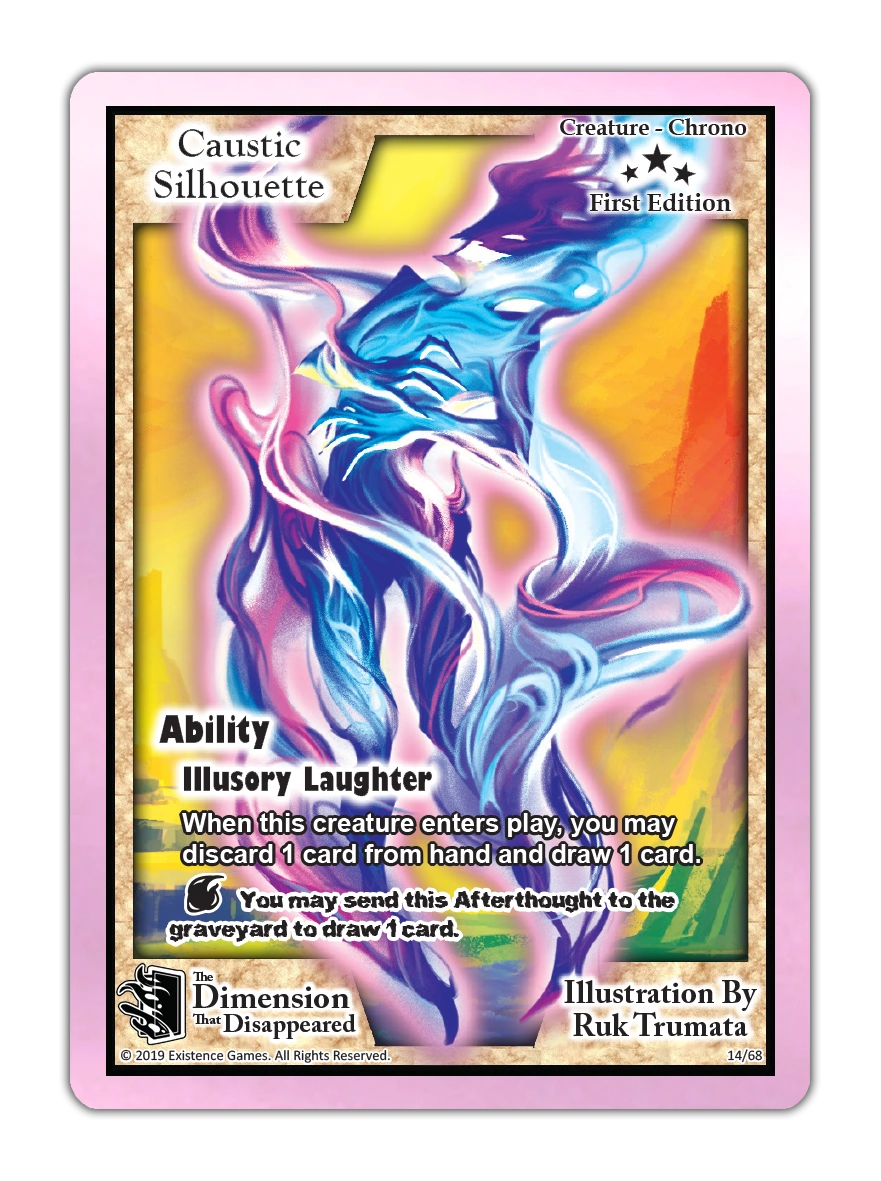 Caustic Silhouette | Exodus Trading Card Game Wiki | Fandom