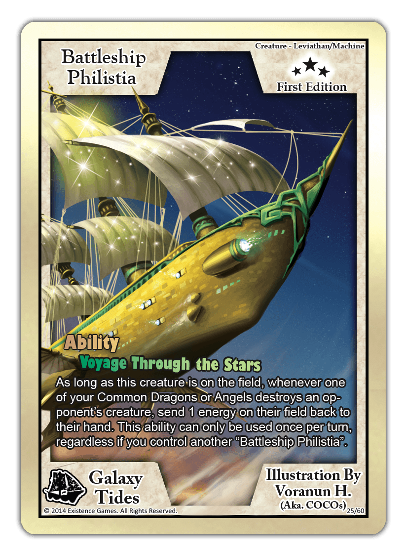 Battleship Philistia Exodus Trading Card Game Wiki Fandom