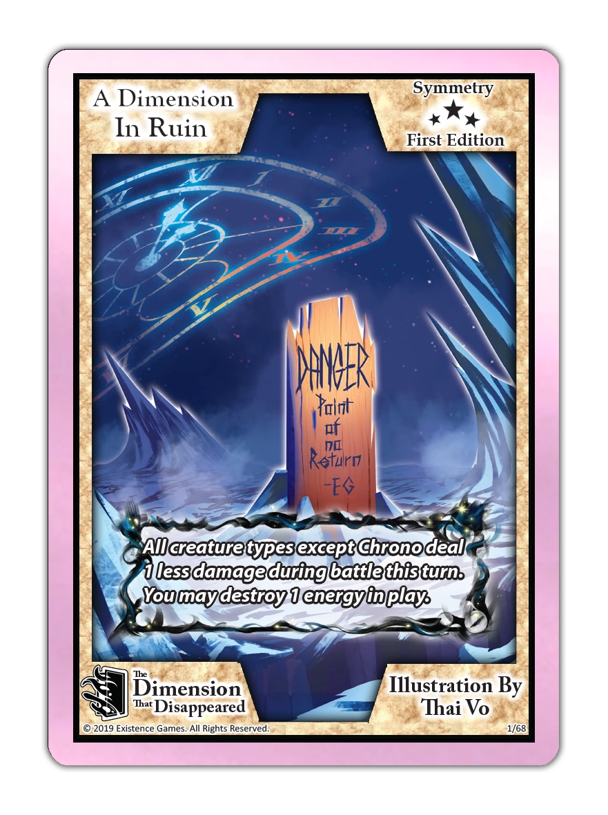 A Dimension In Ruin | Exodus Trading Card Game Wiki | Fandom