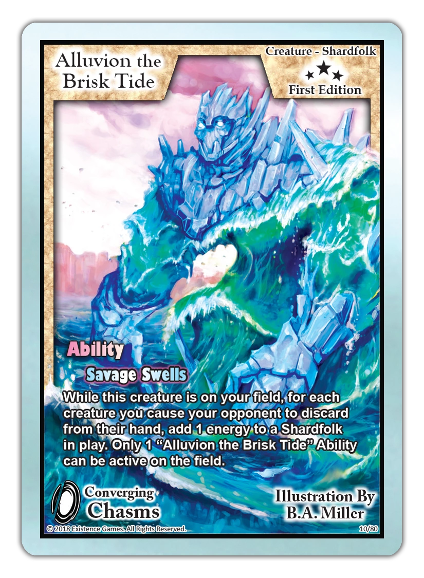 Alluvion the Brisk Tide | Exodus Trading Card Game Wiki | Fandom