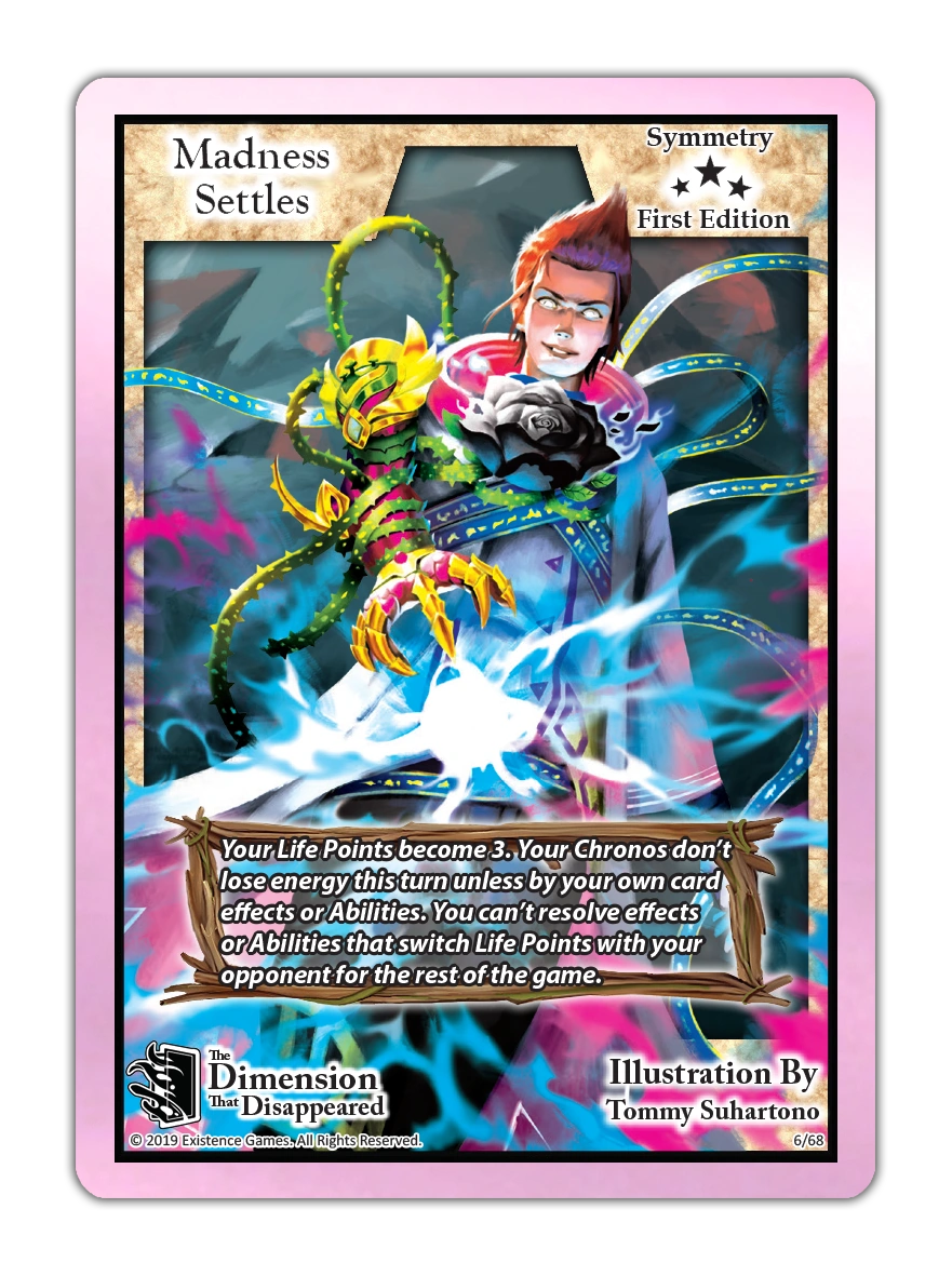 Madness Settles | Exodus Trading Card Game Wiki | Fandom
