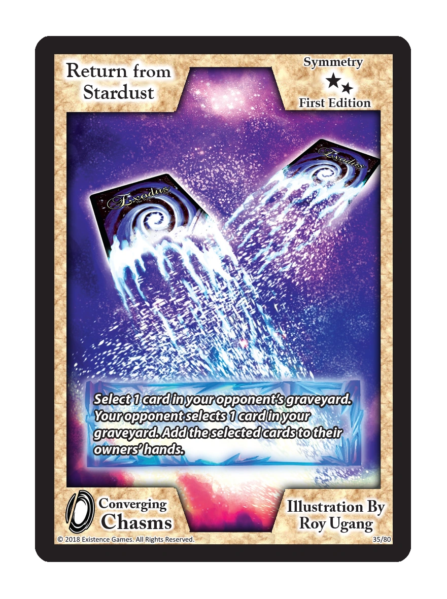 Return from Stardust | Exodus Trading Card Game Wiki | Fandom